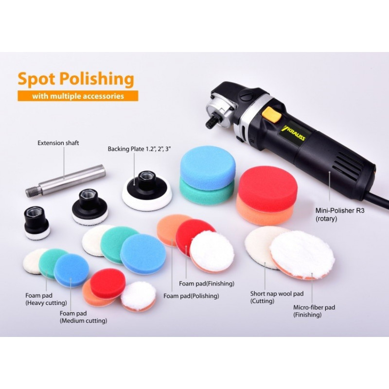 Mini PolishEr Polish Krauss Superpolish R3 - Kit 42 Pieces