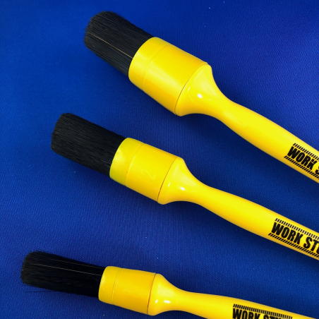 Work Stuff Detailing Brush Black lot de 3 - (16 + 24 + 30 mm)