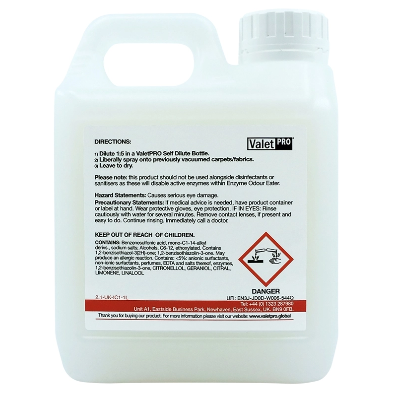Valet Pro Enzyme Odour Eater 1 litre