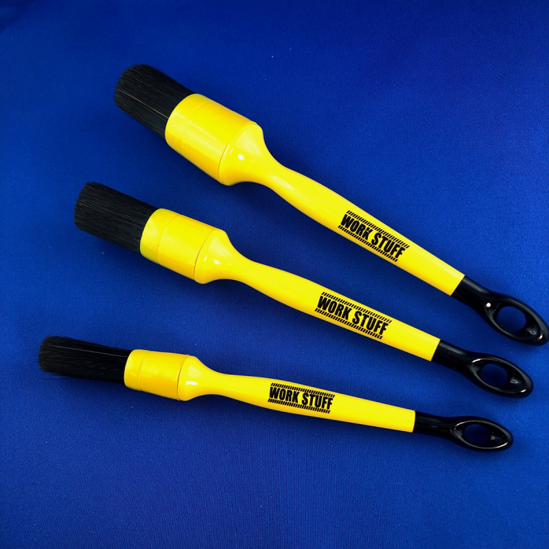Work Stuff Detailing Brush Black 3-Pack (16 + 24 + 30 Mm)