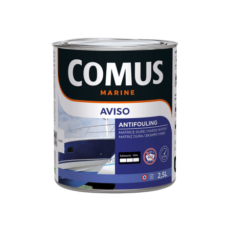 Comus Aviso Antifouling à Matrice dure 2.5L