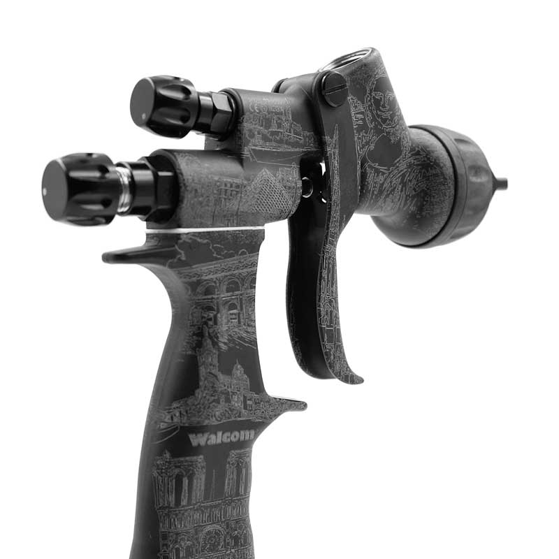 WALCOM Carbon Airbrush 360 EVO HTE French Heritage Nozzle 1.2