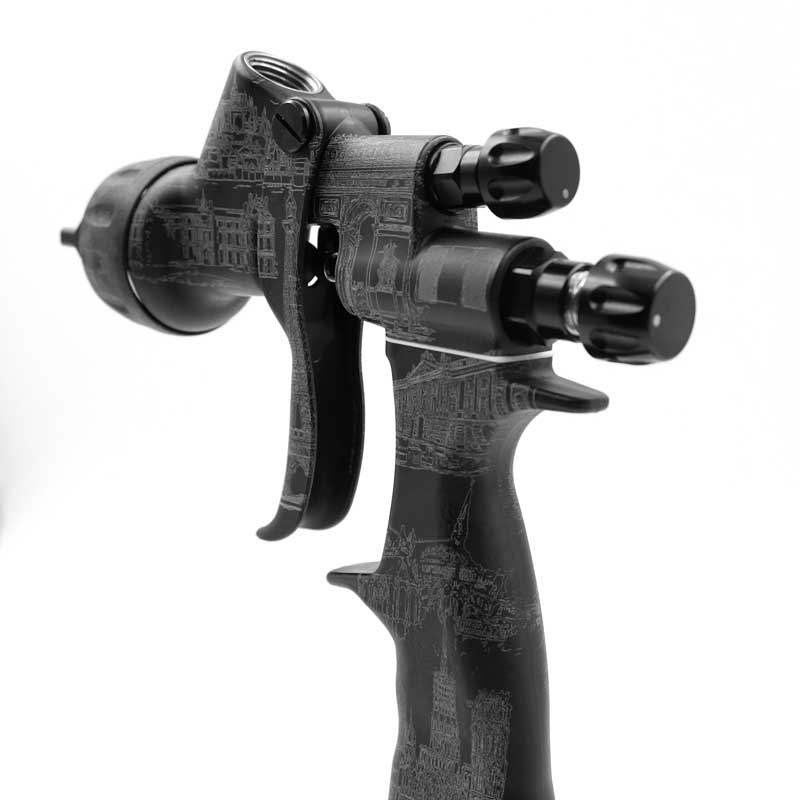 WALCOM Airbrush Carbon 360 EVO HTE French Heritage Nozzle 1.2