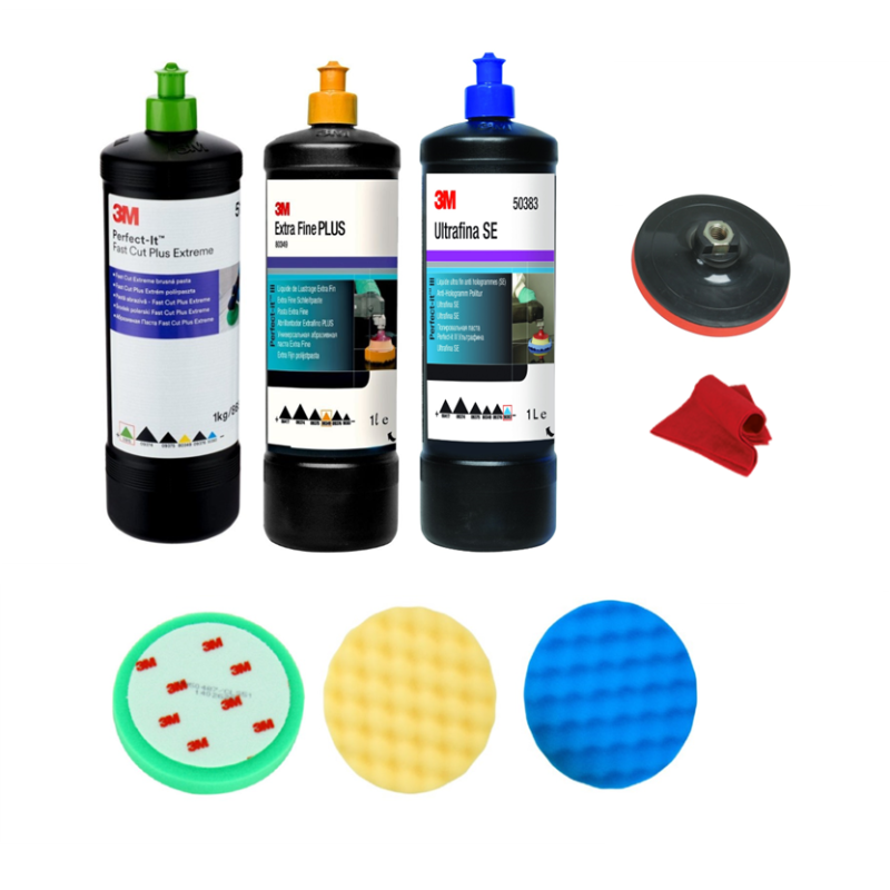 Kit de Lustrage 3M Premium Turtle Wax - Spécial Carrossier